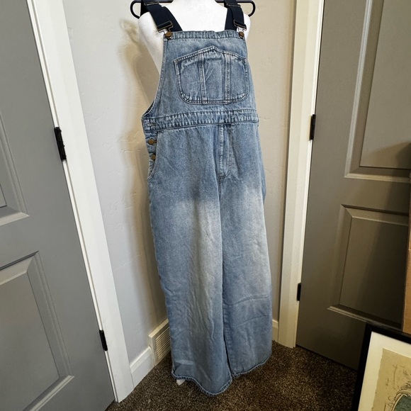 Cider | Pants & Jumpsuits | Cider Light Blue Denim Overalls | Poshmark